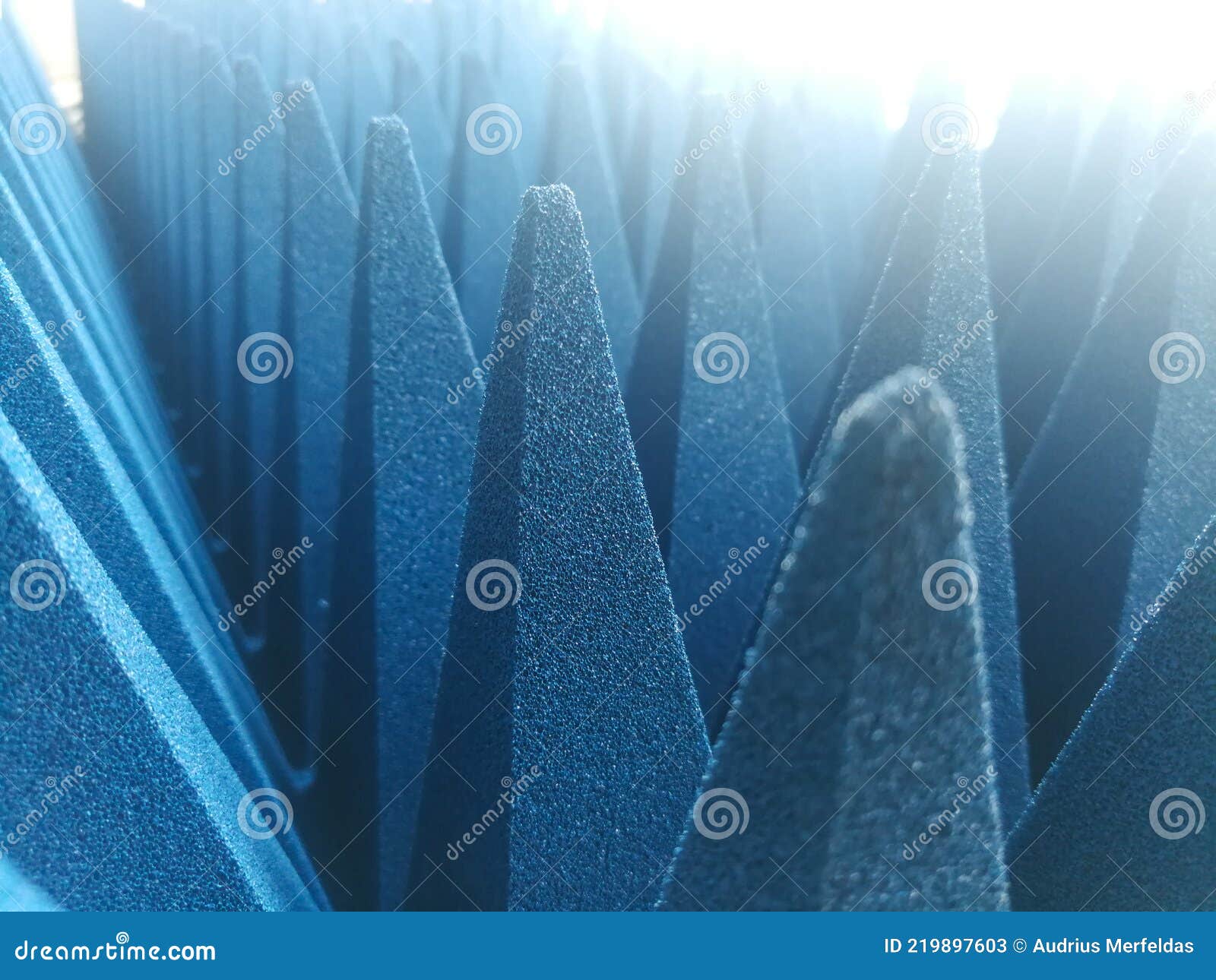 Pyramid Shape Microwave Electromagnetic Absorbers Stock Image - Image ...