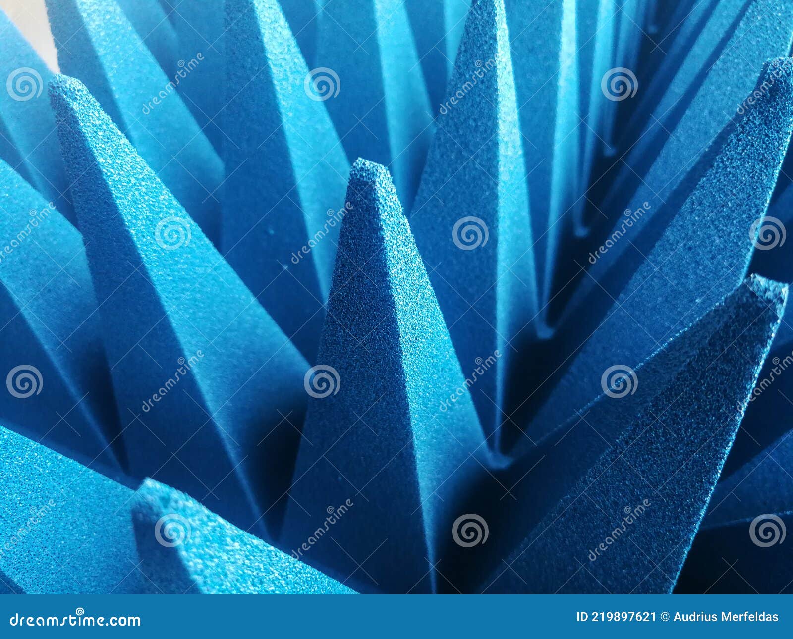 Pyramid Shape Microwave Electromagnetic Absorbers Stock Image - Image ...