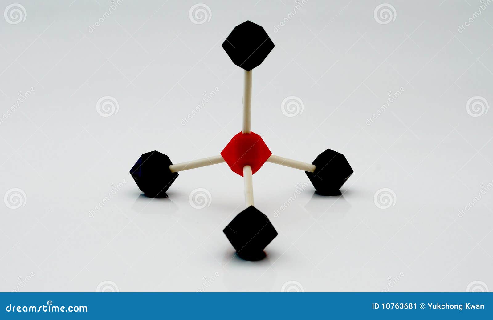 Pyramid Shape Molecular Model Stock Image - Image of shape, perspective ...
