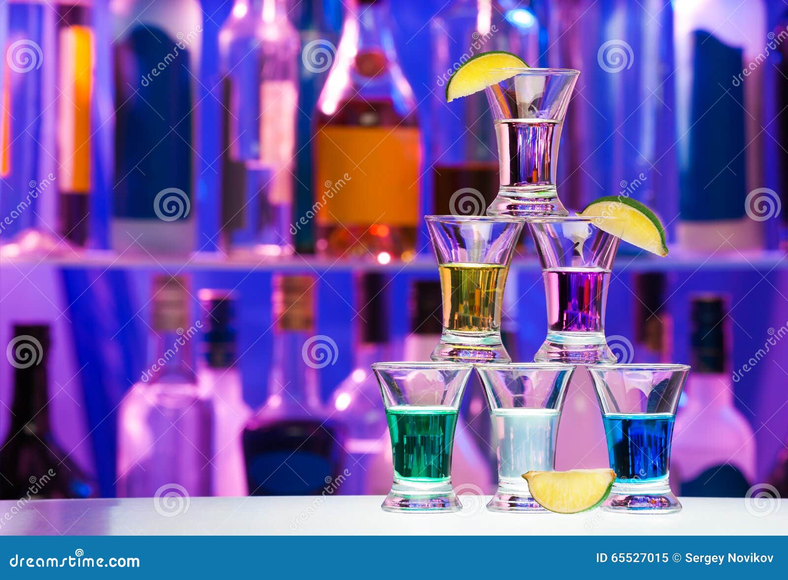 Pyramid Shot Glasses Drinks Lime Photos - Free & Royalty-Free Stock ...