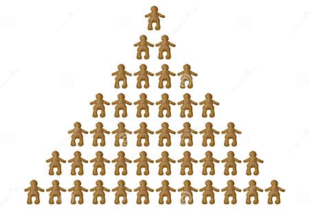 Pyramid of social classes stock photo. Image of select - 8096086