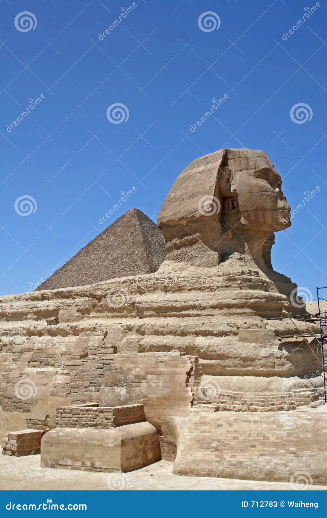 Pyramid And Sphinx Picture. Image: 712783