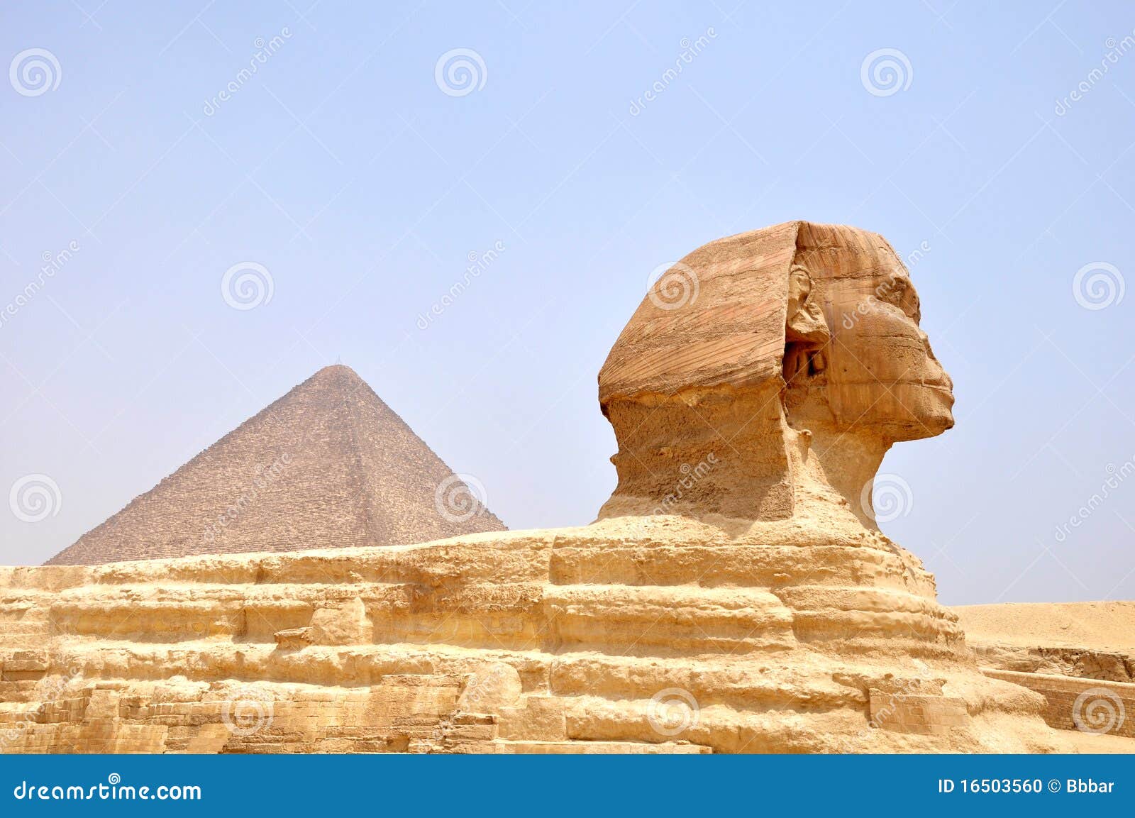 The Sphynx And Pyramid Royalty-Free Stock Image | CartoonDealer.com ...