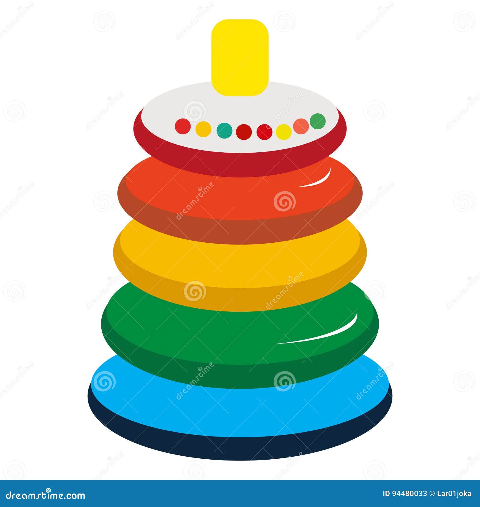 Pyramid stack stock vector. Illustration of stack, play - 94480033