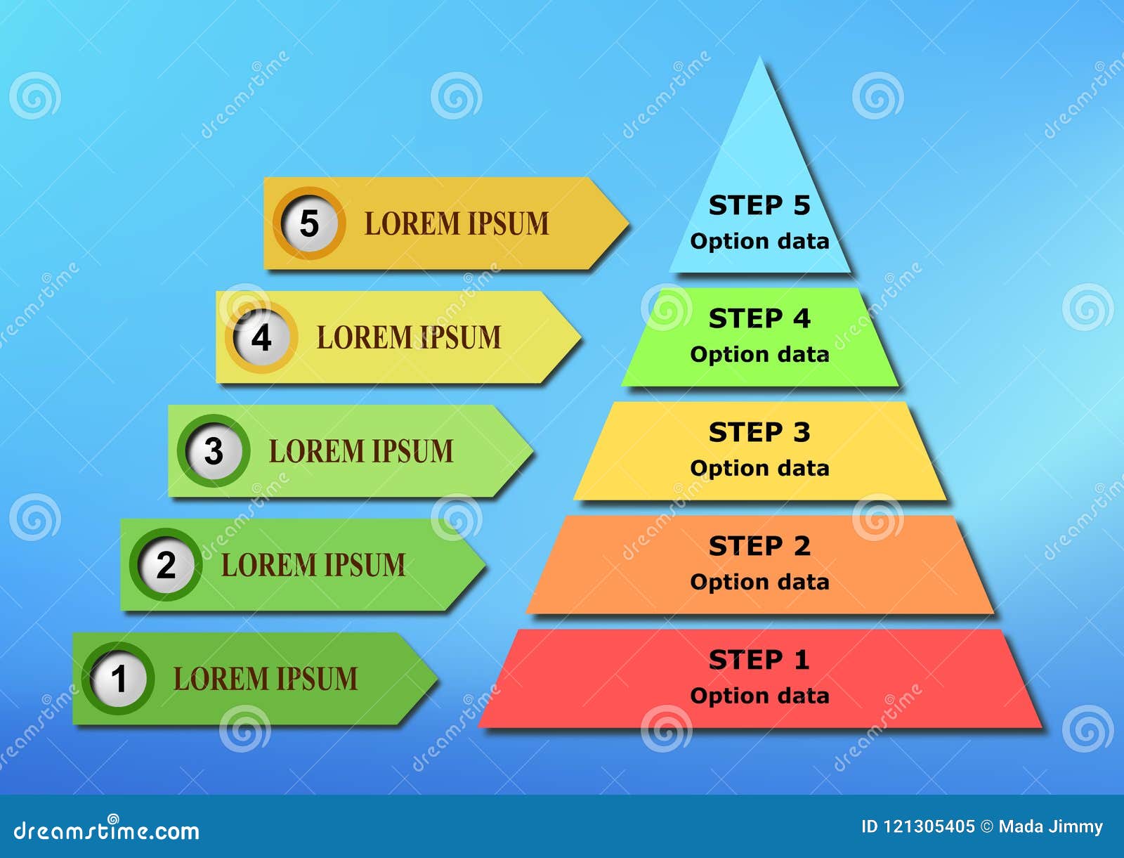 Pyramid Step Infographic Business Template Stock Image - Illustration ... Pyramid Step Infographic Business Template Stock Image - Illustration ...