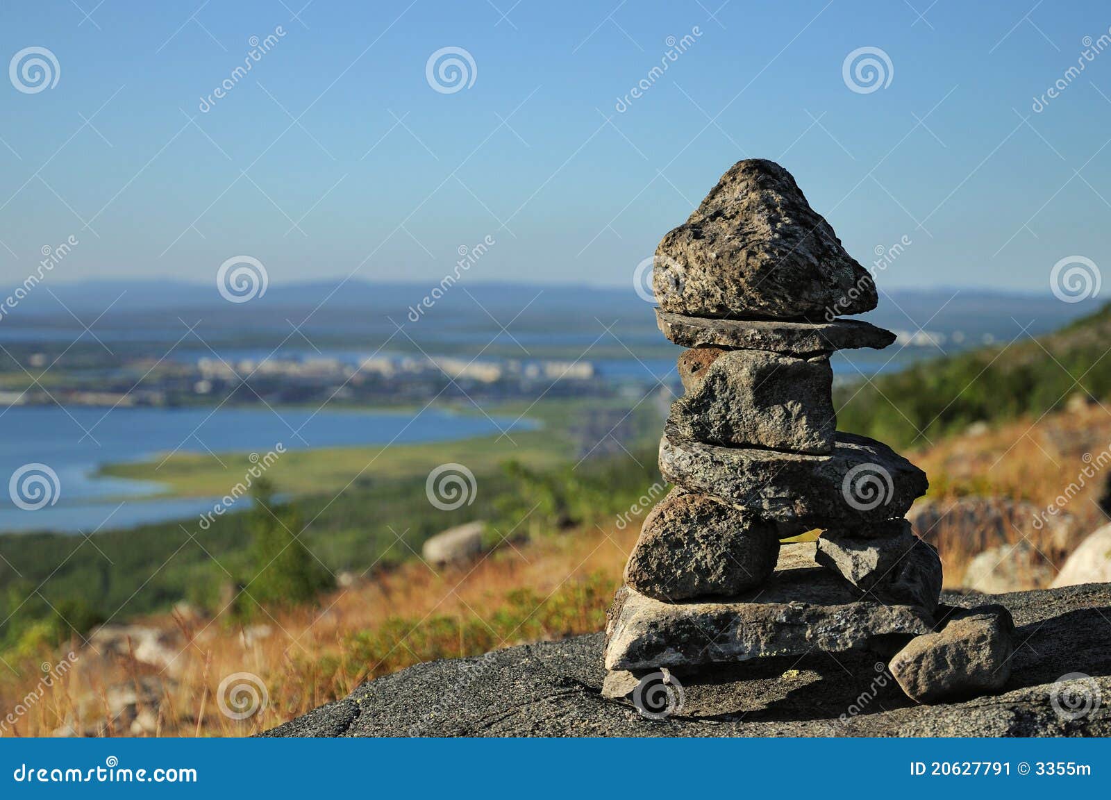 Pyramid from stones stock image. Image of mountain, mountains - 20627791