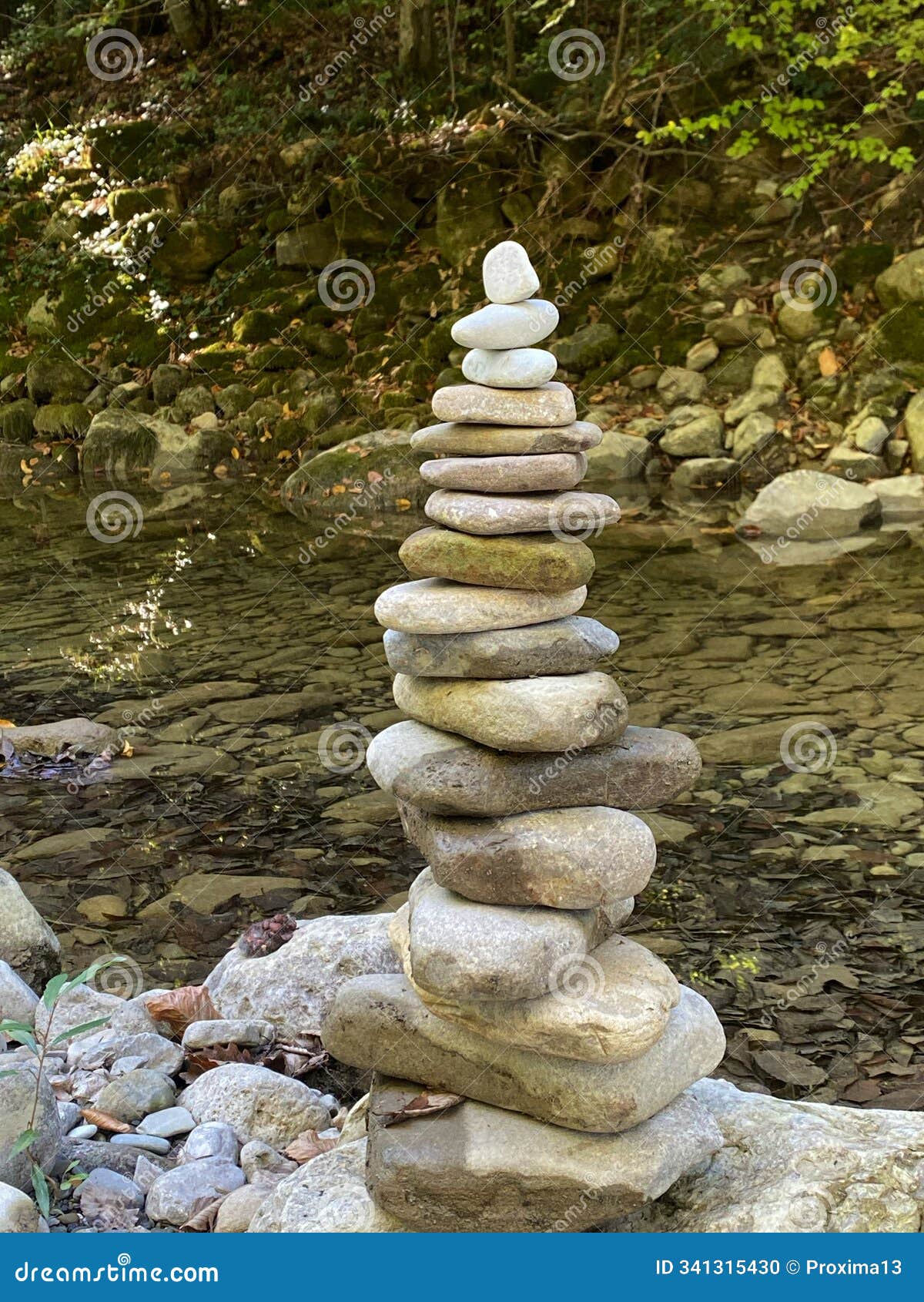 Pyramid of Stones , a Place of Power, the Soul of a Pilgrim Stock Photo ...