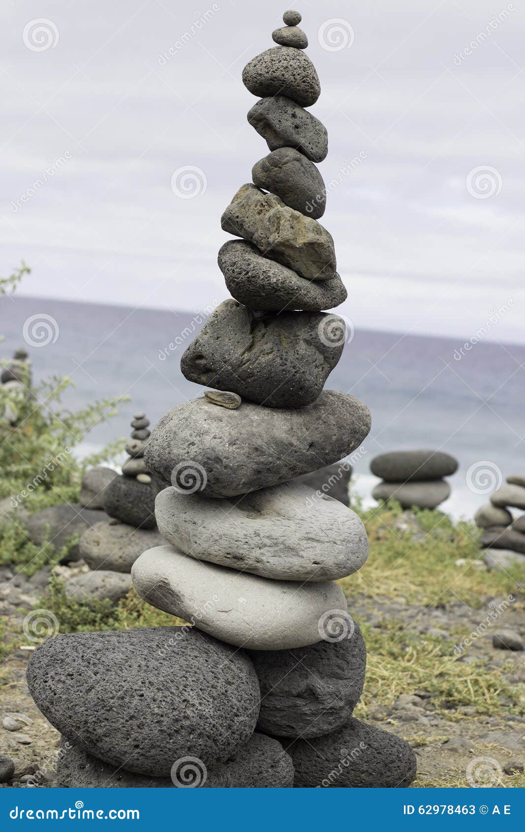Pyramid of stones stock image. Image of scen, round, fresh - 62978463