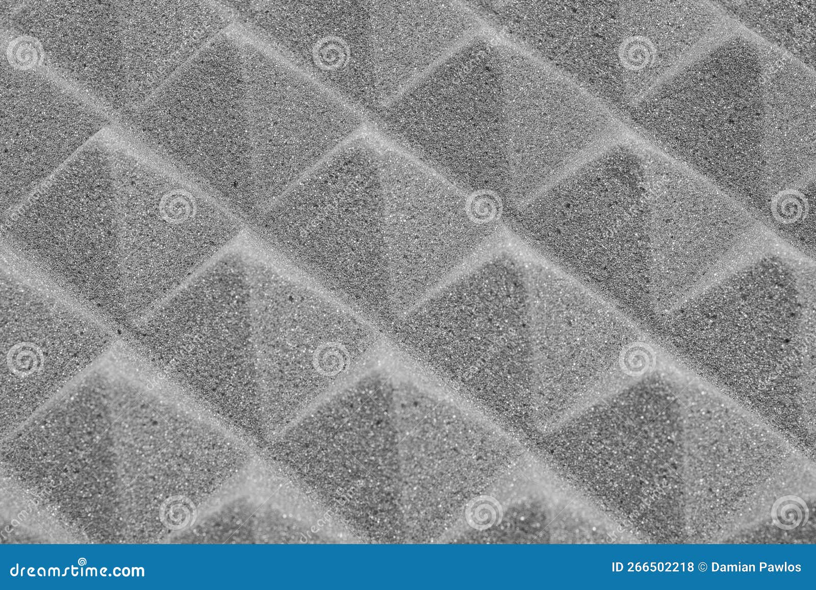 The Pyramid Structure Of The Professional Acoustic Foam. Grey ...
