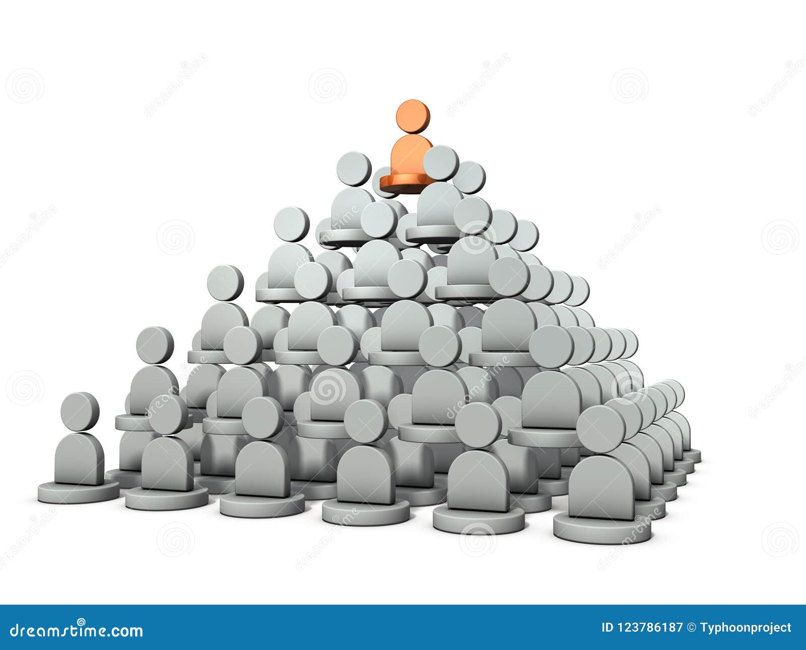 Pyramid Of Power Royalty-Free Illustration | CartoonDealer.com #10267542