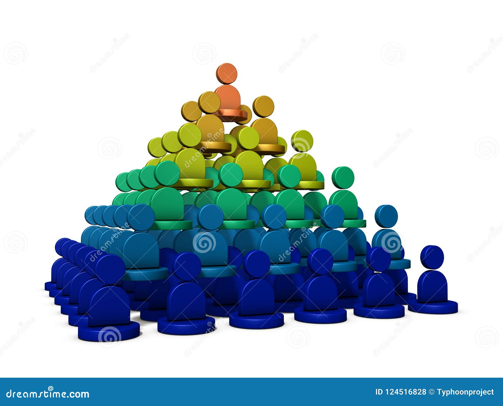 Pyramid Of Power Royalty-Free Illustration | CartoonDealer.com #10267542