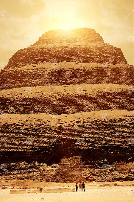 Pyramid Sunset stock image. Image of antiquity, king, pyramid - 6565821