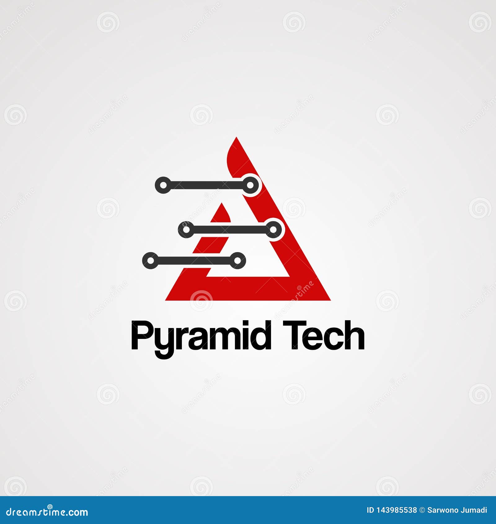 Pyramid Tech Logo Vector, Icon, Element, and Template for Company Stock ...