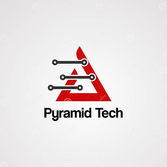 Pyramid Tech Logo Vector, Icon, Element, and Template for Company Stock ...