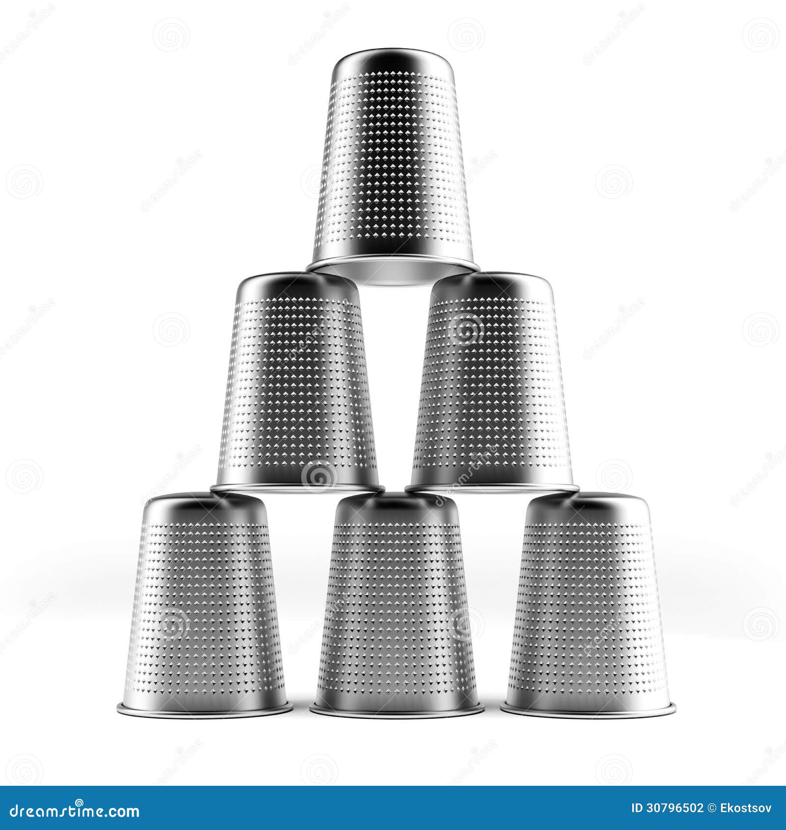Pyramid Of Thimbles Stock Photography | CartoonDealer.com #30796502