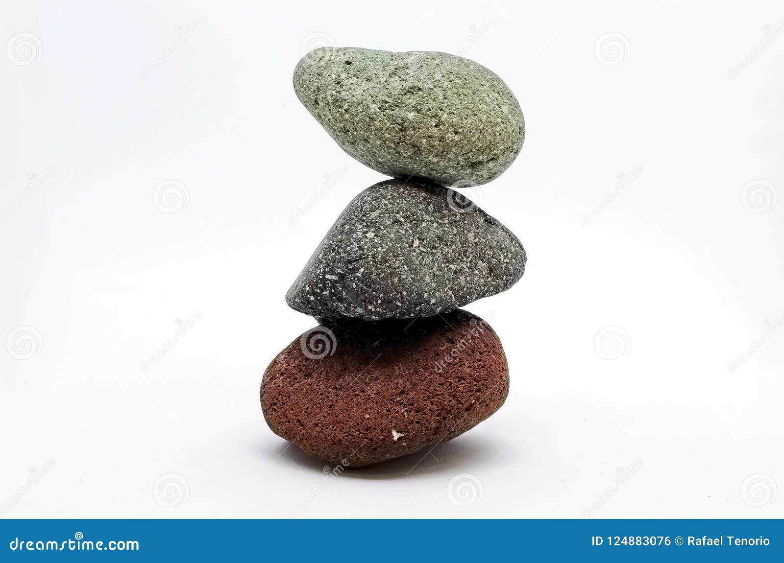 Three Balanced Color Stones Stock Photo - Image of balanced, medicine ...