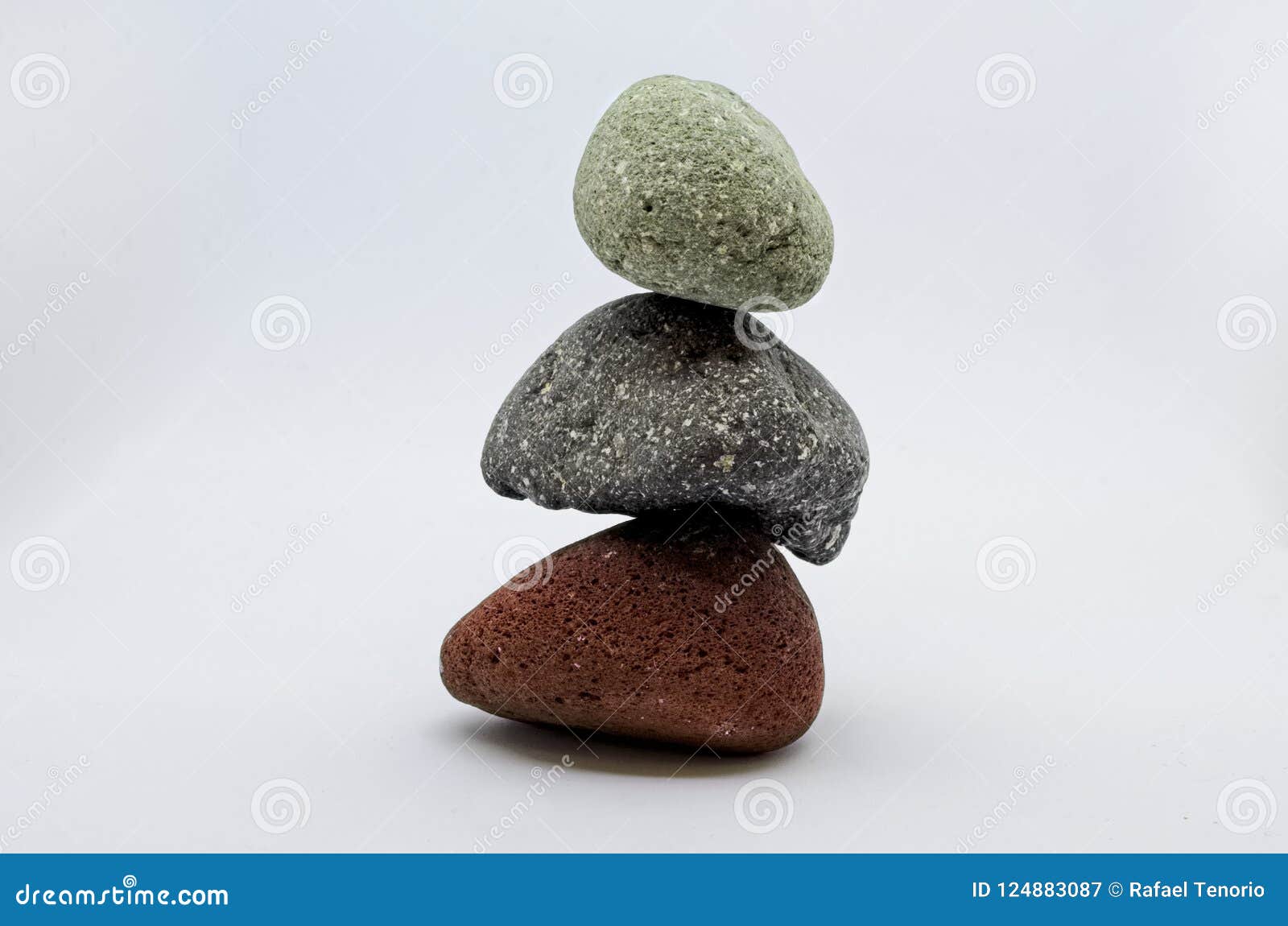 Three Balanced Color Stones Stock Image - Image of isolated, nature ...
