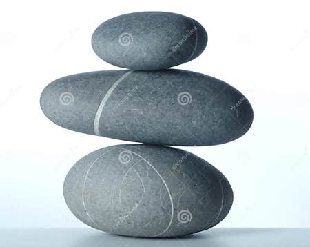 Pyramid of three stones-2 stock image. Image of hard, texture - 369053