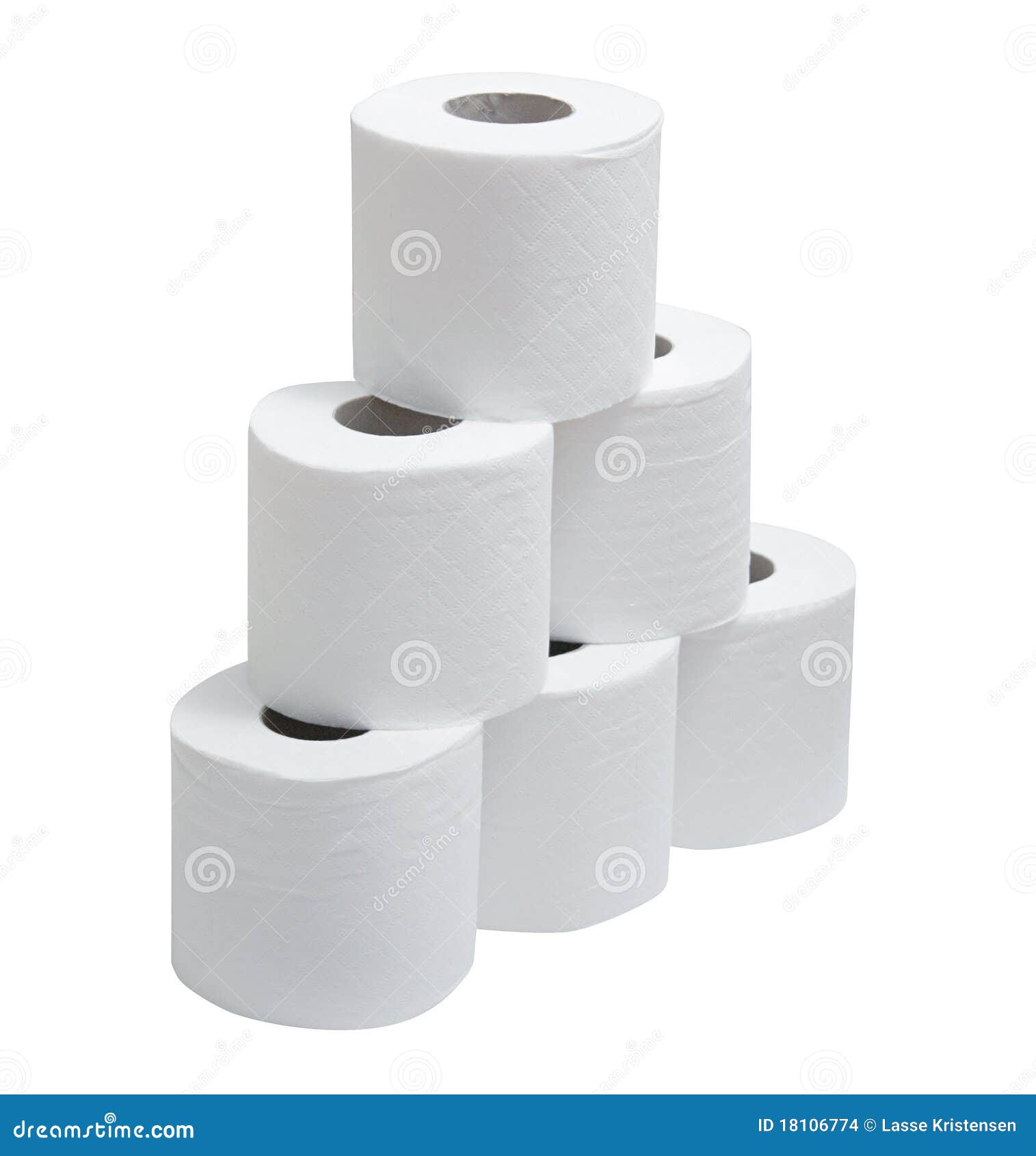 Pyramid toilet paper stock photo. Image of sanitary, clean - 18106774