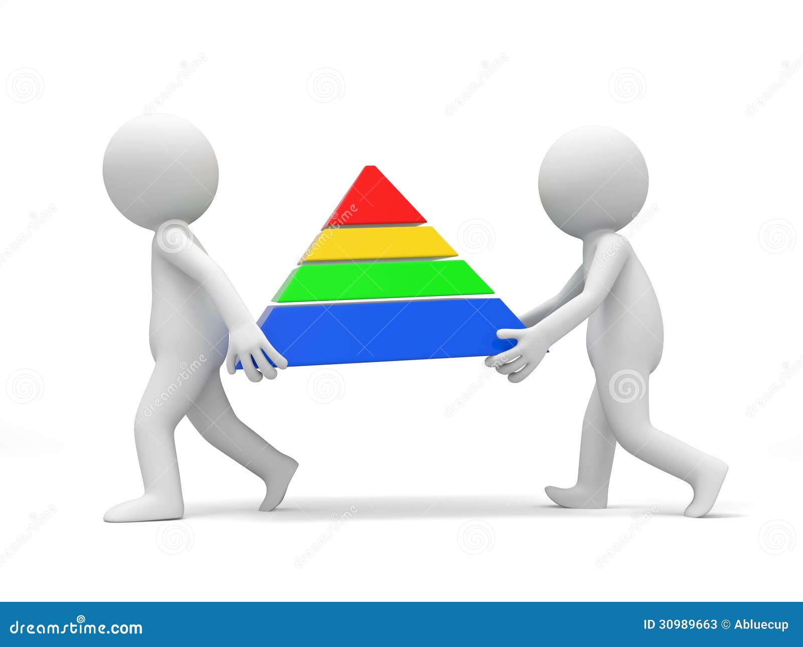 Pyramid stock illustration. Illustration of human, icon - 30989663