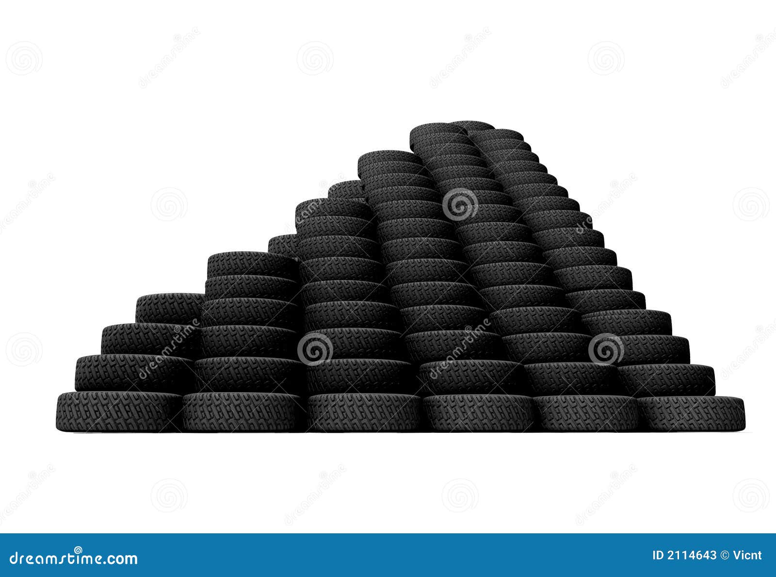 Pyramid of tyres stock image. Image of cover, background - 2114643