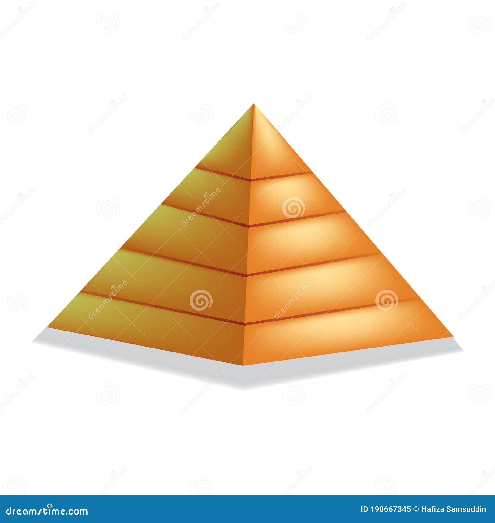 Pyramid. Vector Illustration Decorative Design Stock Vector ...