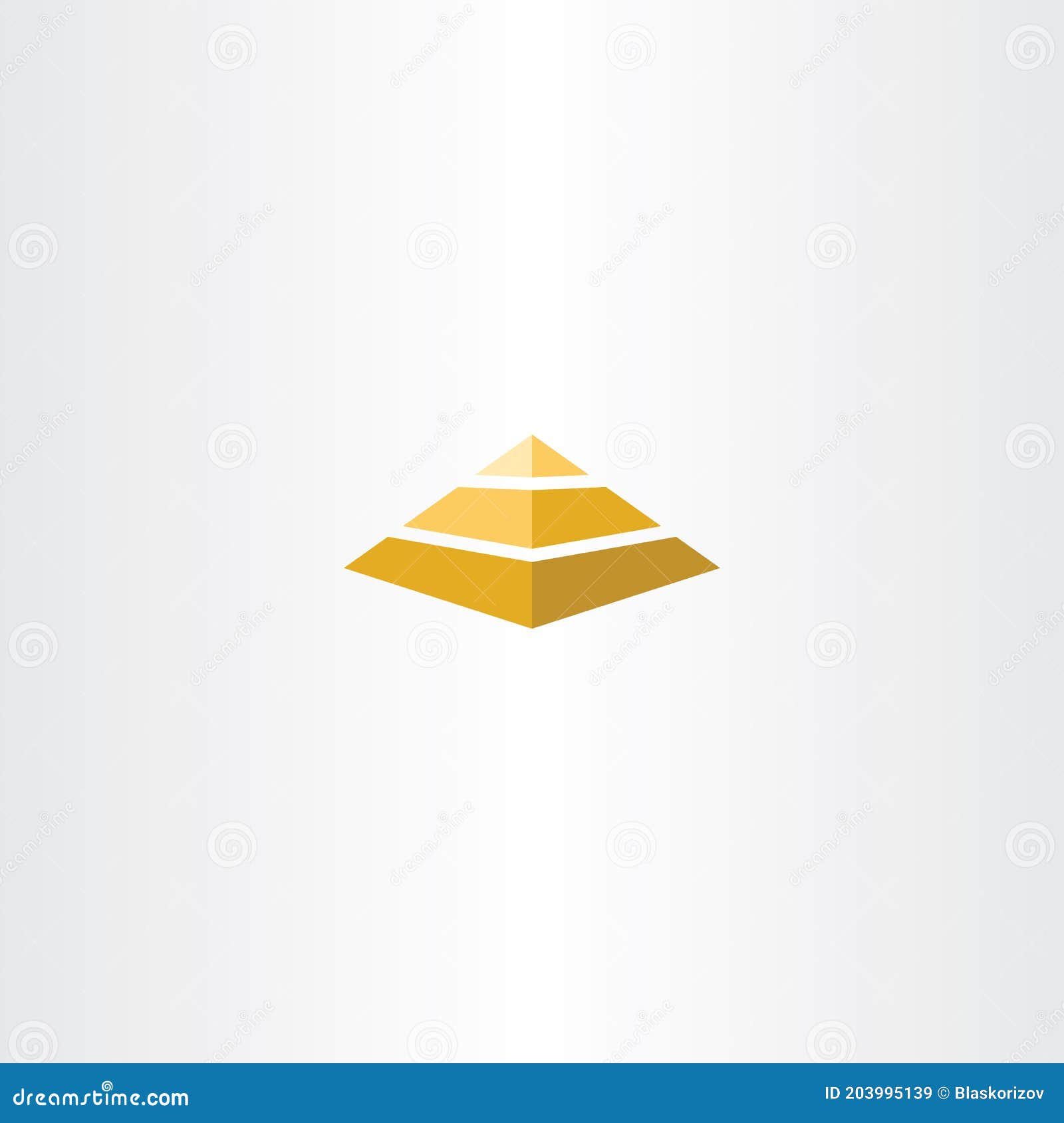 Pyramid Vector Logo Icon Design Element Stock Vector - Illustration of ...
