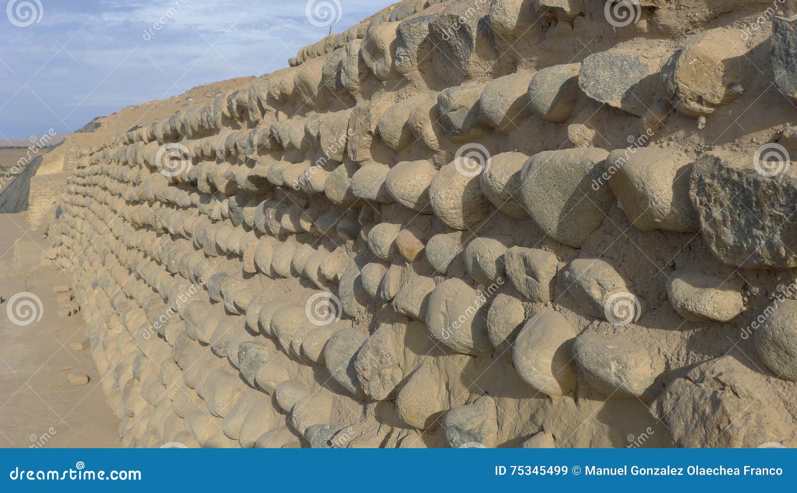 Pyramid wall stock image. Image of cliff, ancient, ecosystem - 75345499
