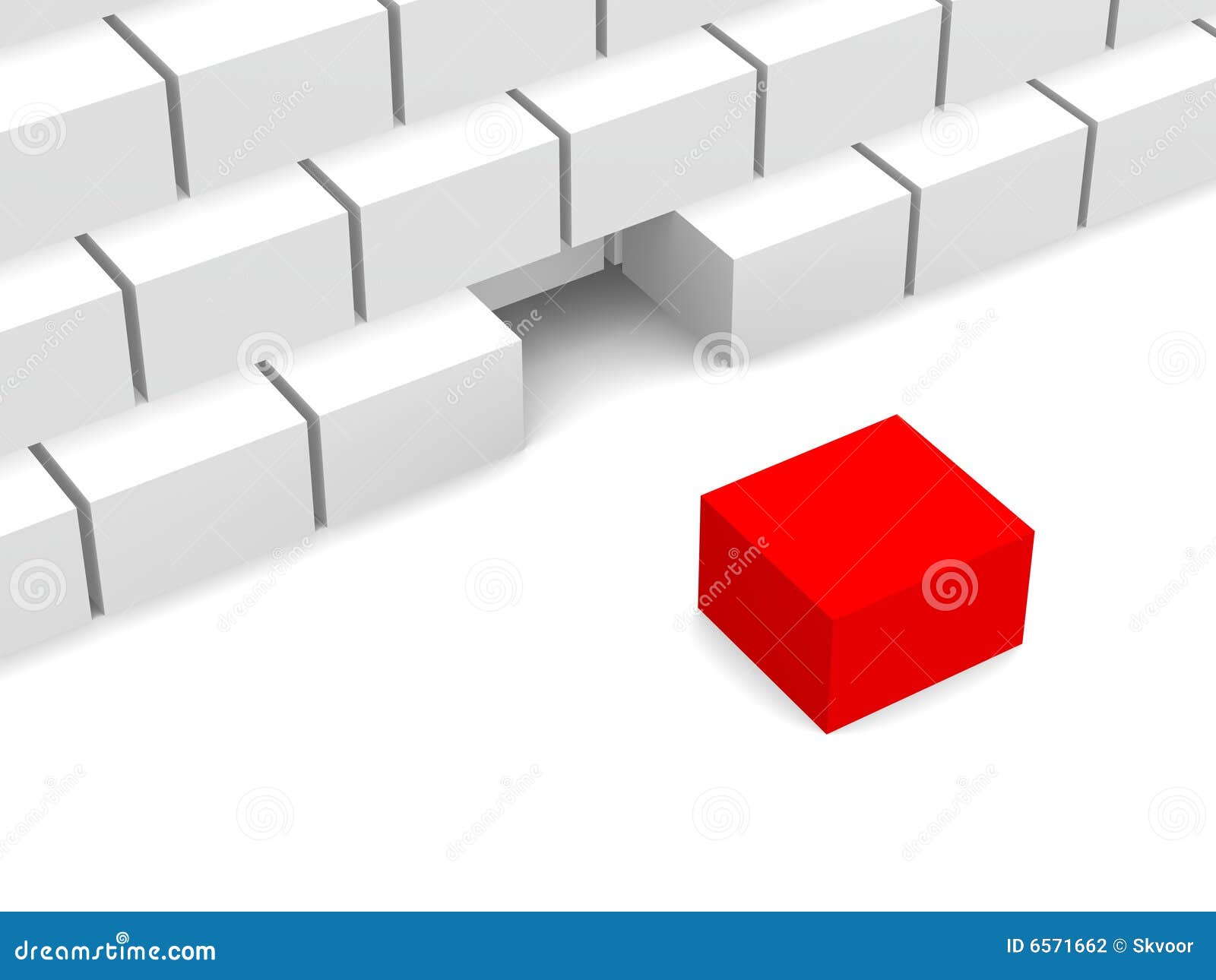 Pyramid Wall with Missing Block Stock Illustration - Illustration of ...