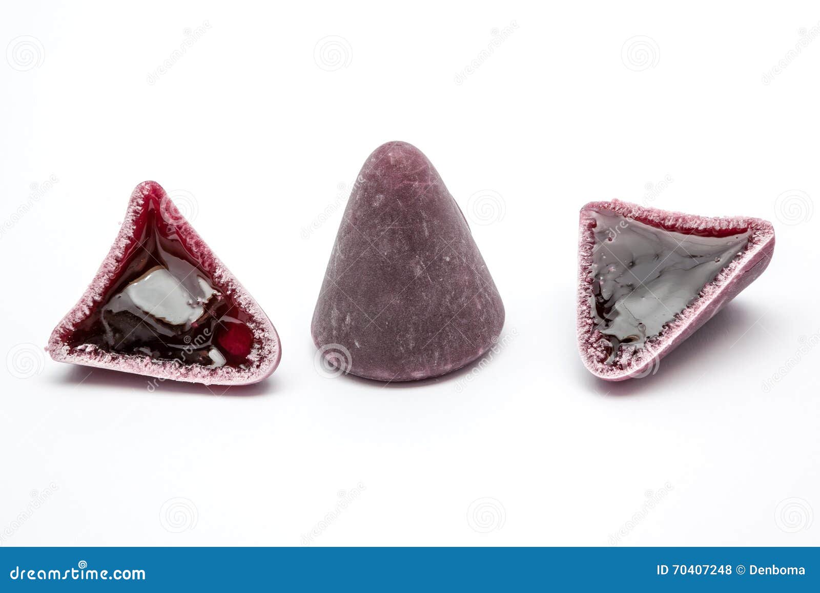 This pyramidal cuberdons stock photo. Image of cure, closeup - 70407248