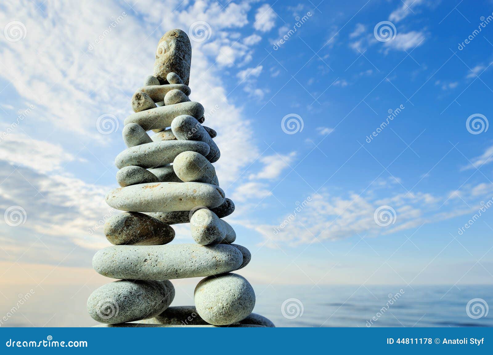 Pyramidal group of stones stock photo. Image of small - 44811178