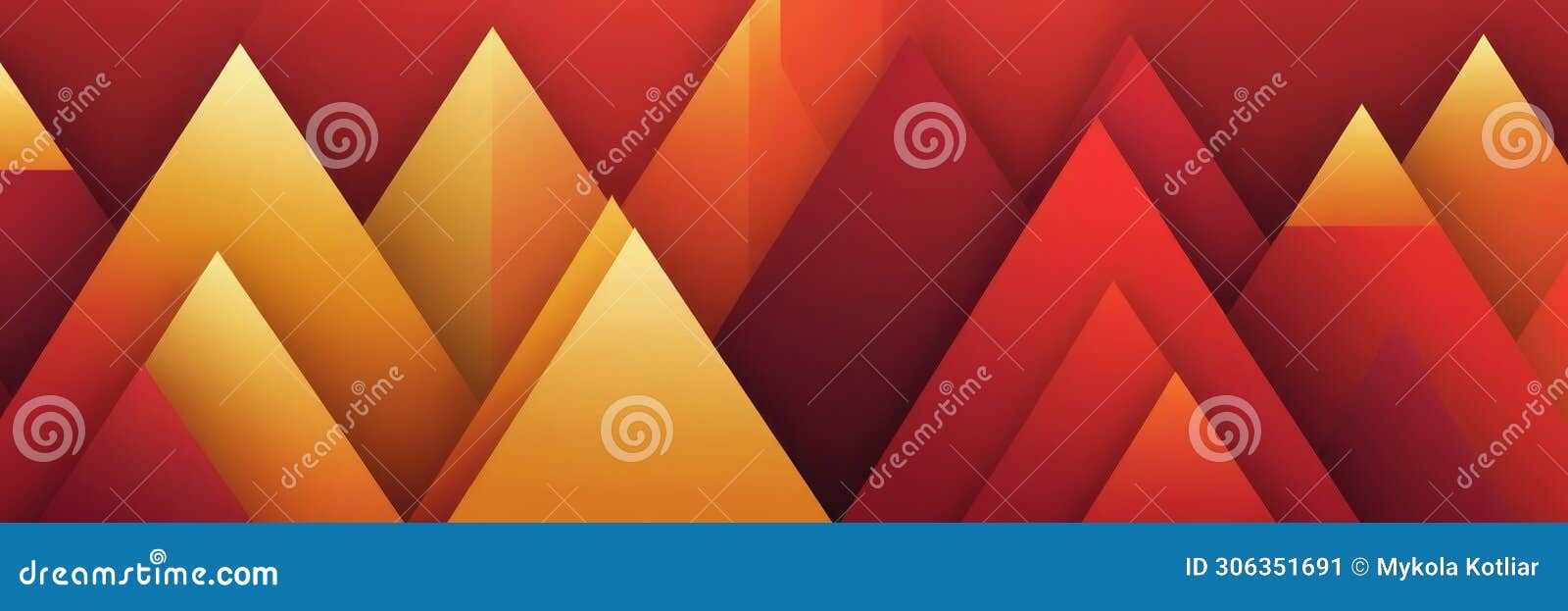Pyramidal Shapes in Red and Gold Stock Image - Image of wallpaper ...
