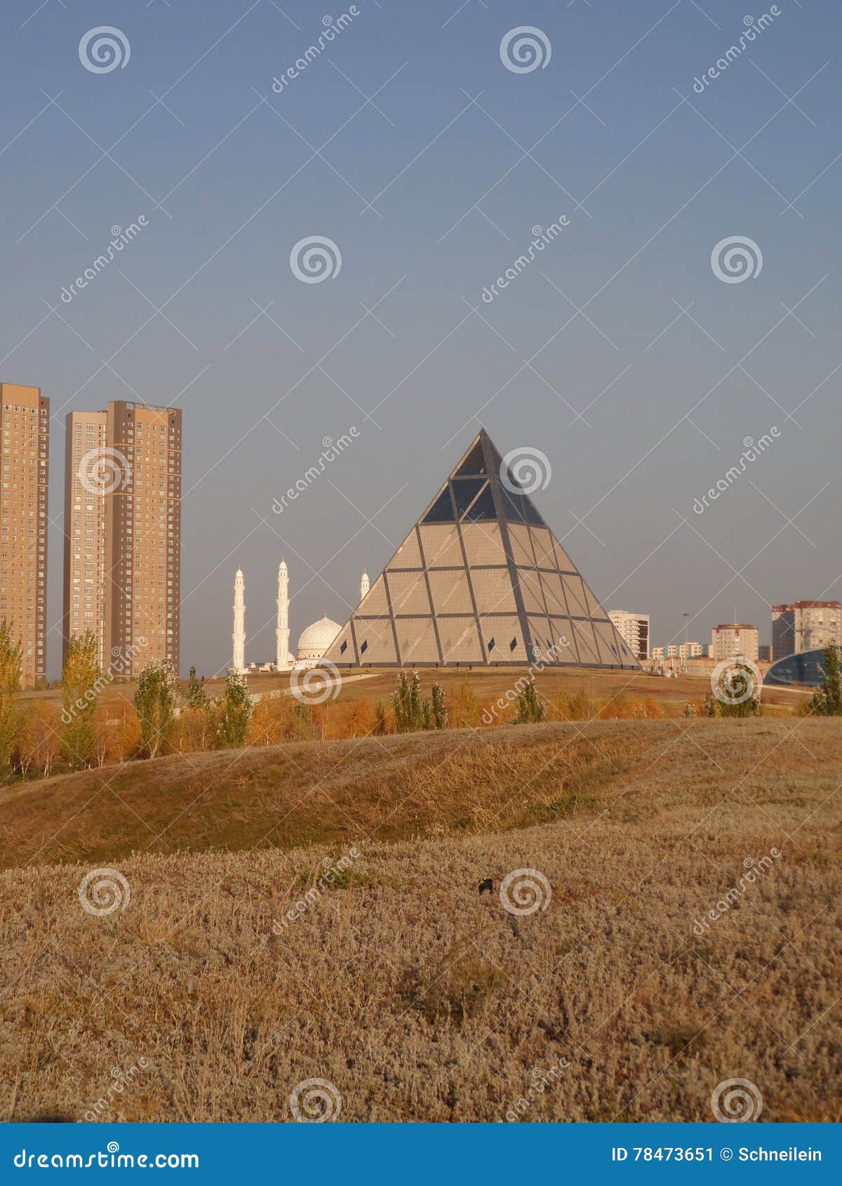 Pyramide stock image. Image of avenue, places, decorations - 78473651