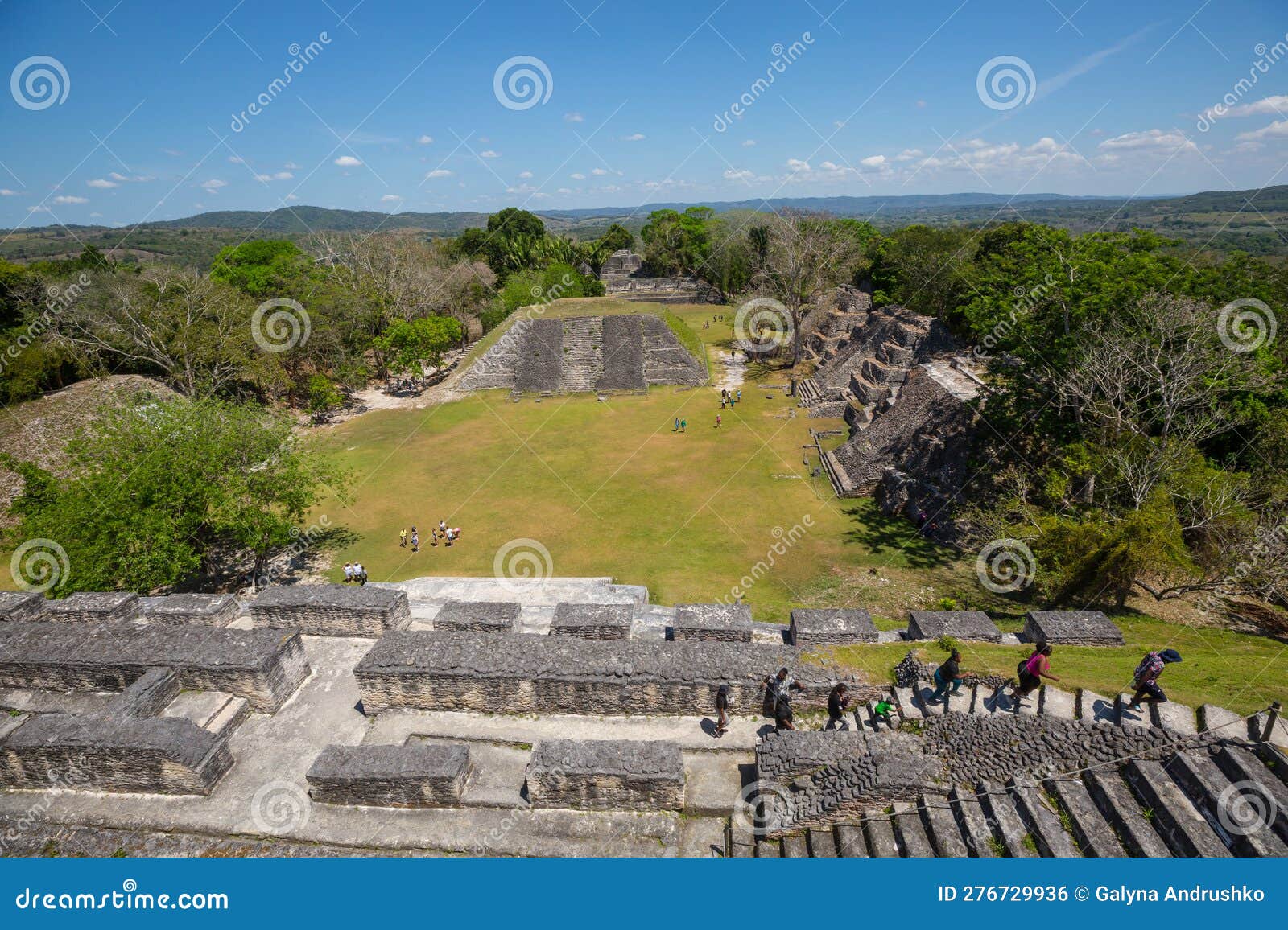 Pyramide in Belize stock photo. Image of hiking, sightseeing - 276729936