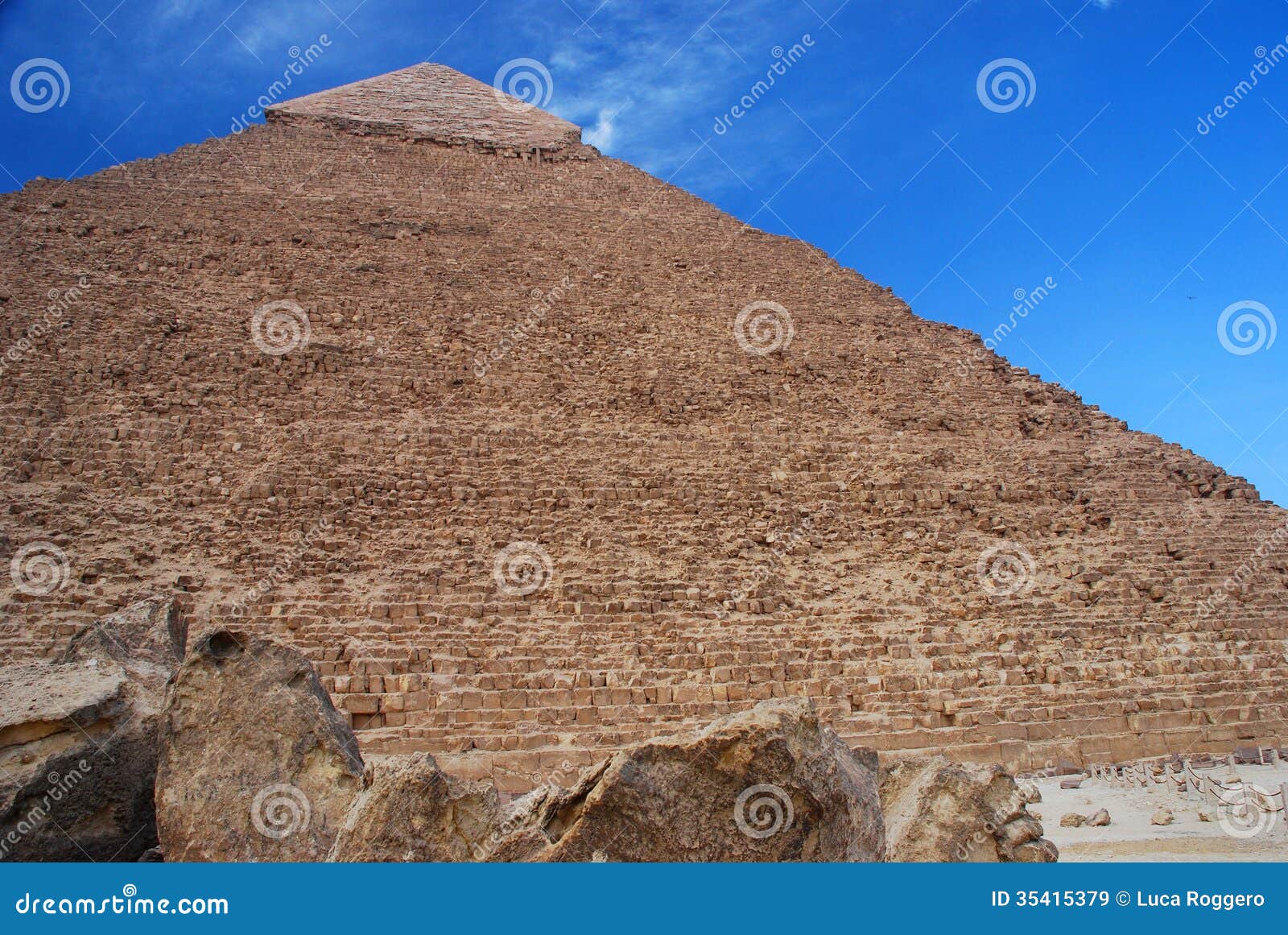 Pyramide De Khafre (Chephren). Gizeh, Egipt Image stock - Image du ...