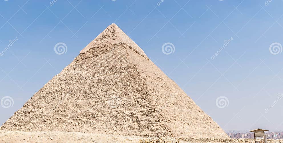 Pyramide De Pharaon Khafre à Gizeh Image stock - Image du tourisme ...