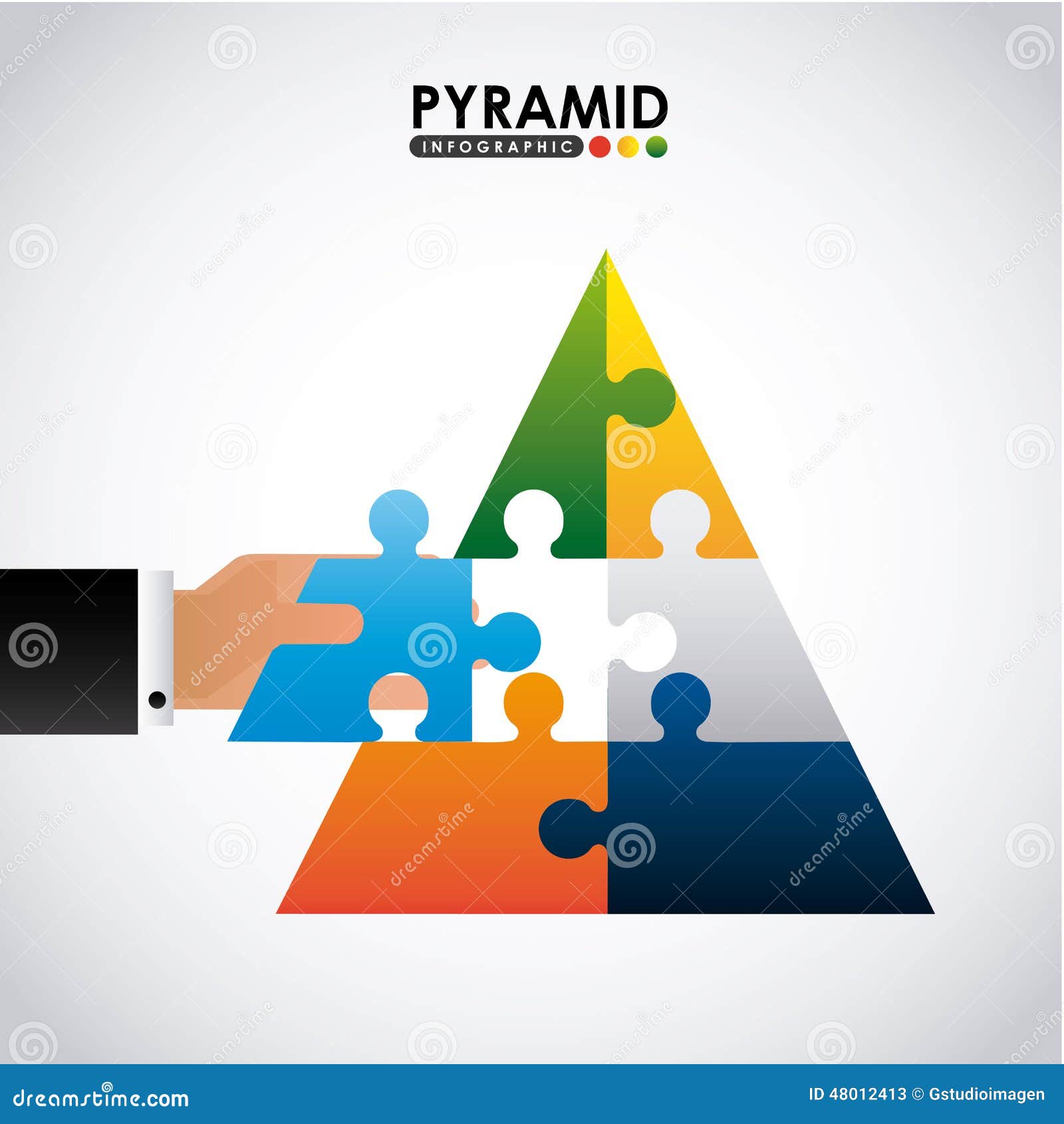 Pyramide infographic stock abbildung. Illustration von netzwerk - 48012413