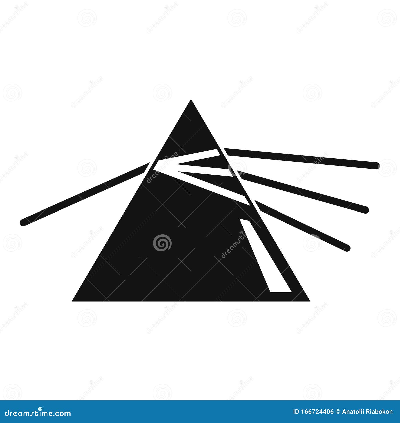 Refraction Isolated Icon. Simple Element Illustration From Science ...