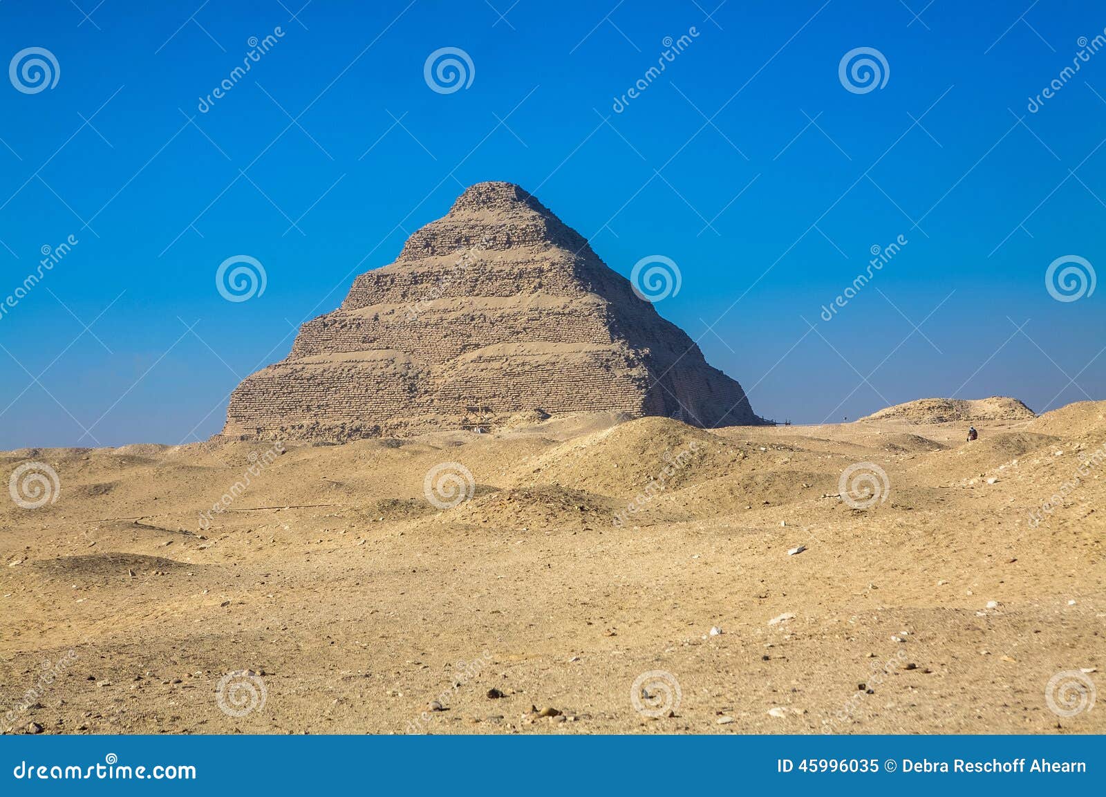 Pyramide von Djoser stockbild. Bild von ägypten, stein - 45996035