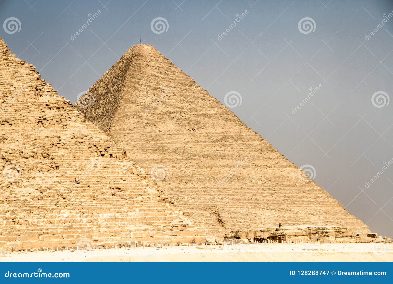 Pyramider Av Kairo, Egypten Fotografering för Bildbyråer - Bild av ...