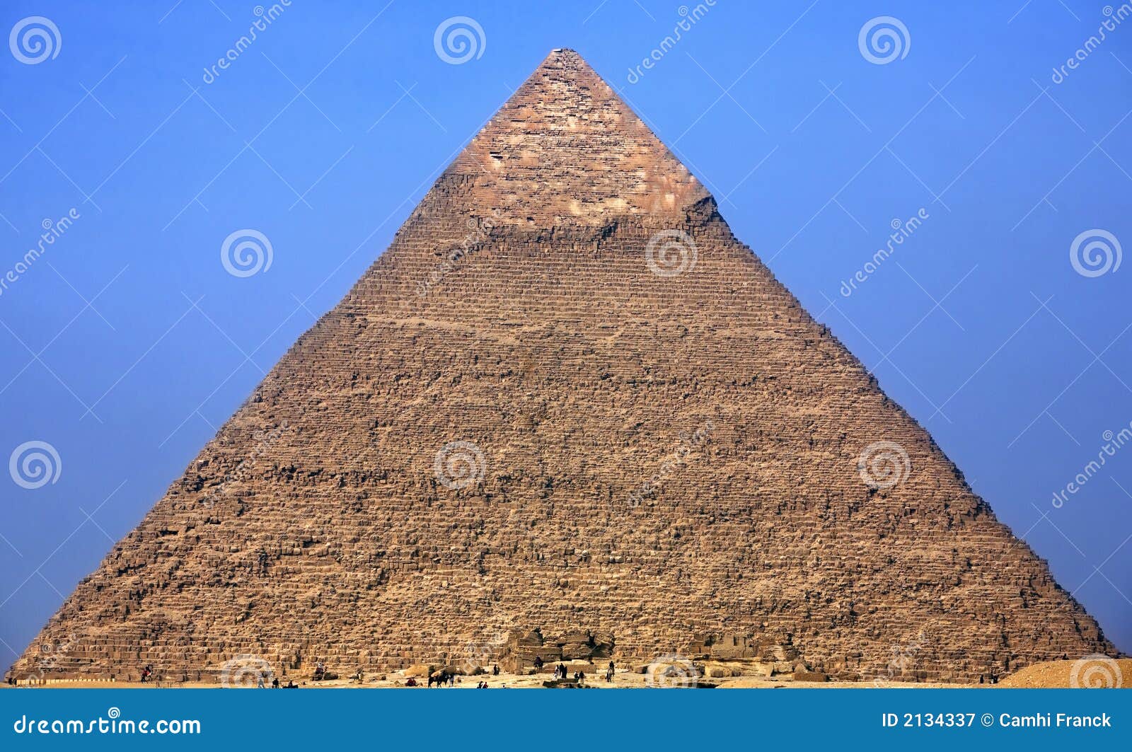 The pyramids stock image. Image of destinations, famous - 2134337