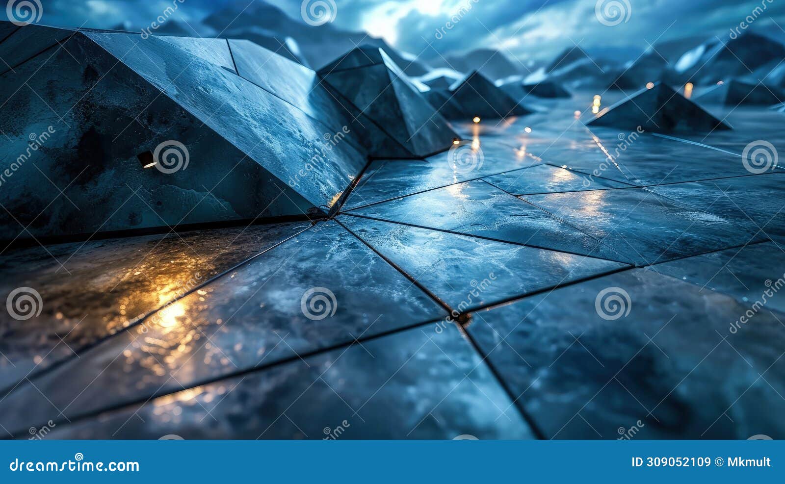Pyramids of Ancient Egypt Resting on a Solid Cement Foundation Stock ...