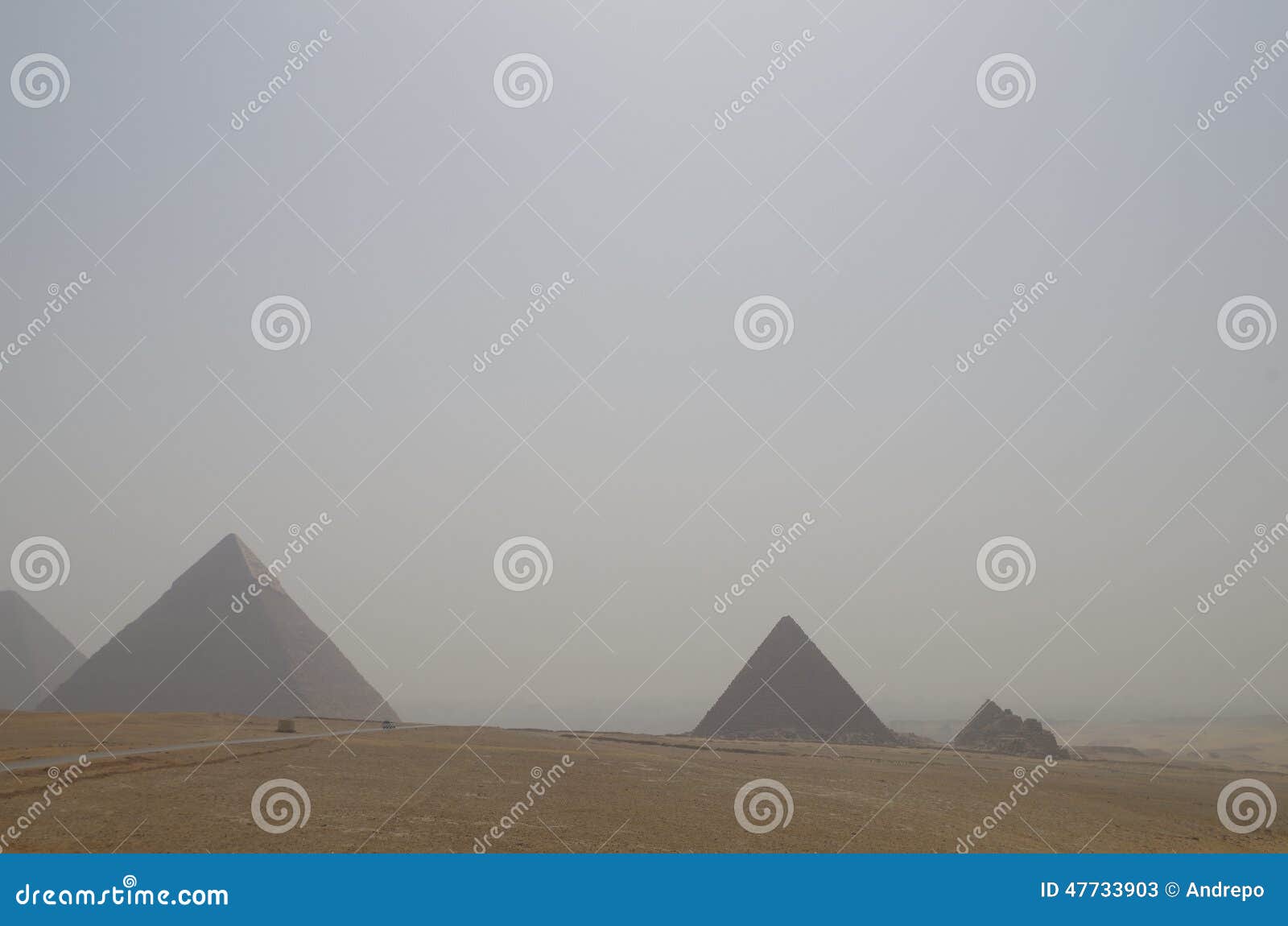 Pyramids desert dust stock image. Image of khafre, megalithic - 47733903