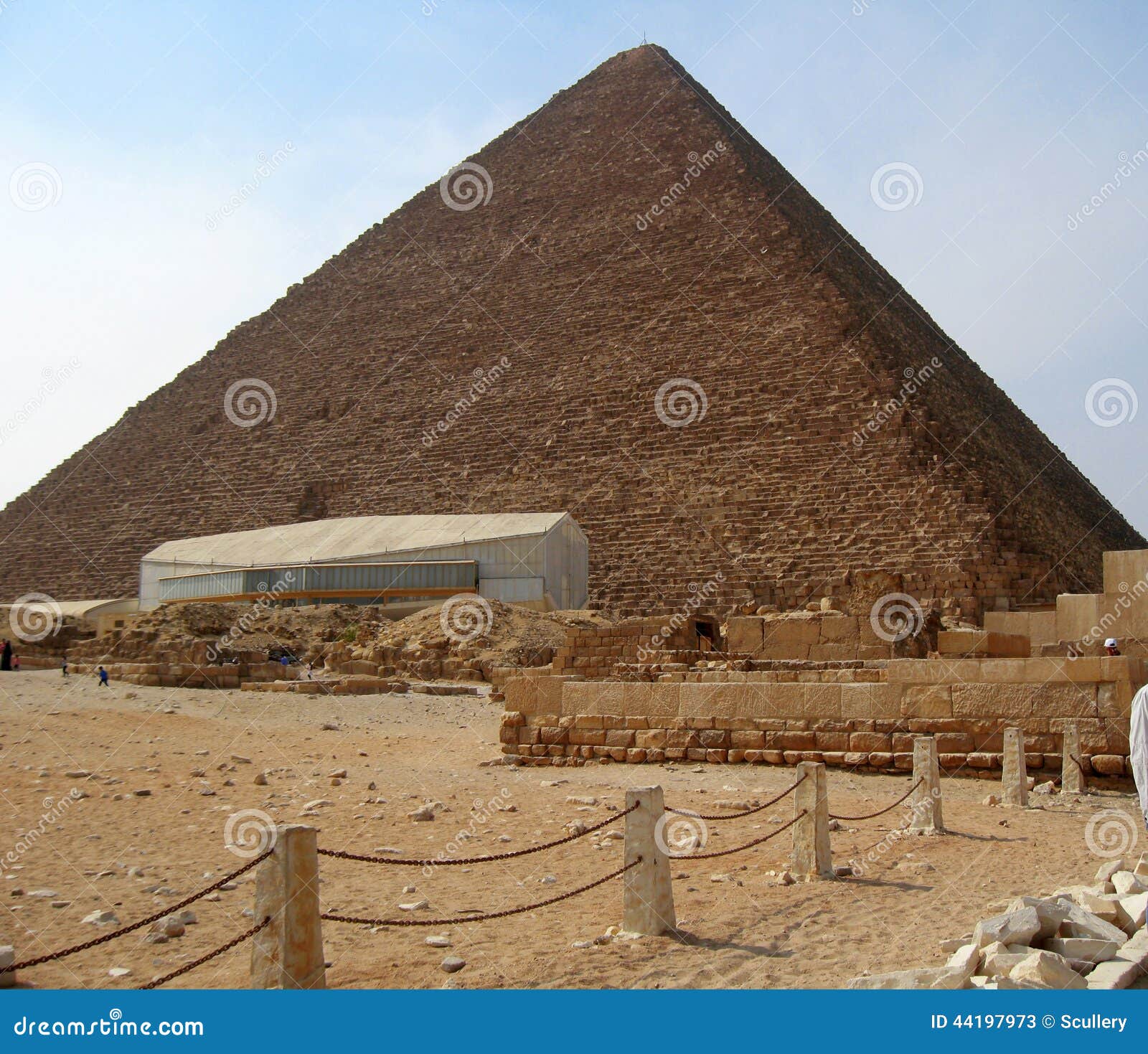 Pyramids in Desert of Egypt in Giza Stock Image - Image of egypt, camel ...