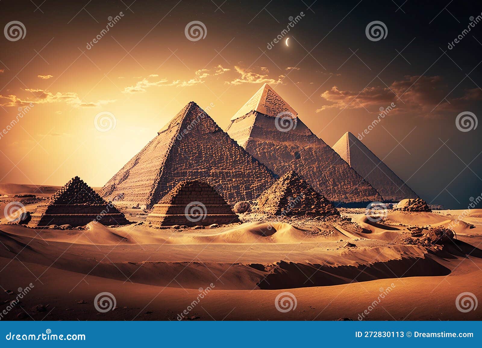 Egypt, Giza, Landmark, Pyramid, Sun Solid Icon Infographics 5 Steps ...