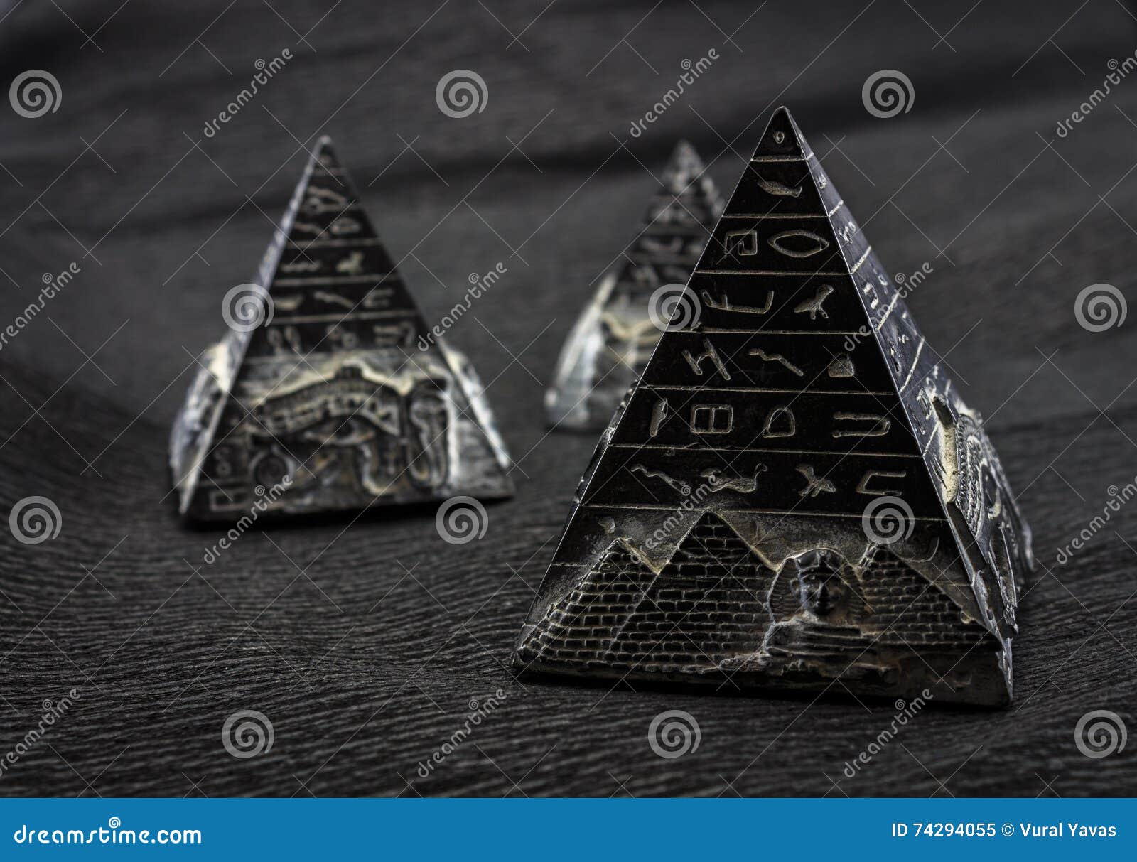 Pyramids of Egypt stock image. Image of egypt, pyramid - 74294055