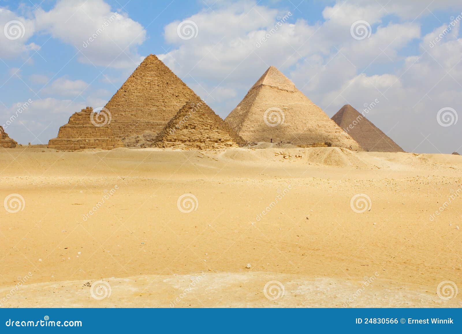 Pyramids in Giza stock photo. Image of egyptian, islam - 24830566