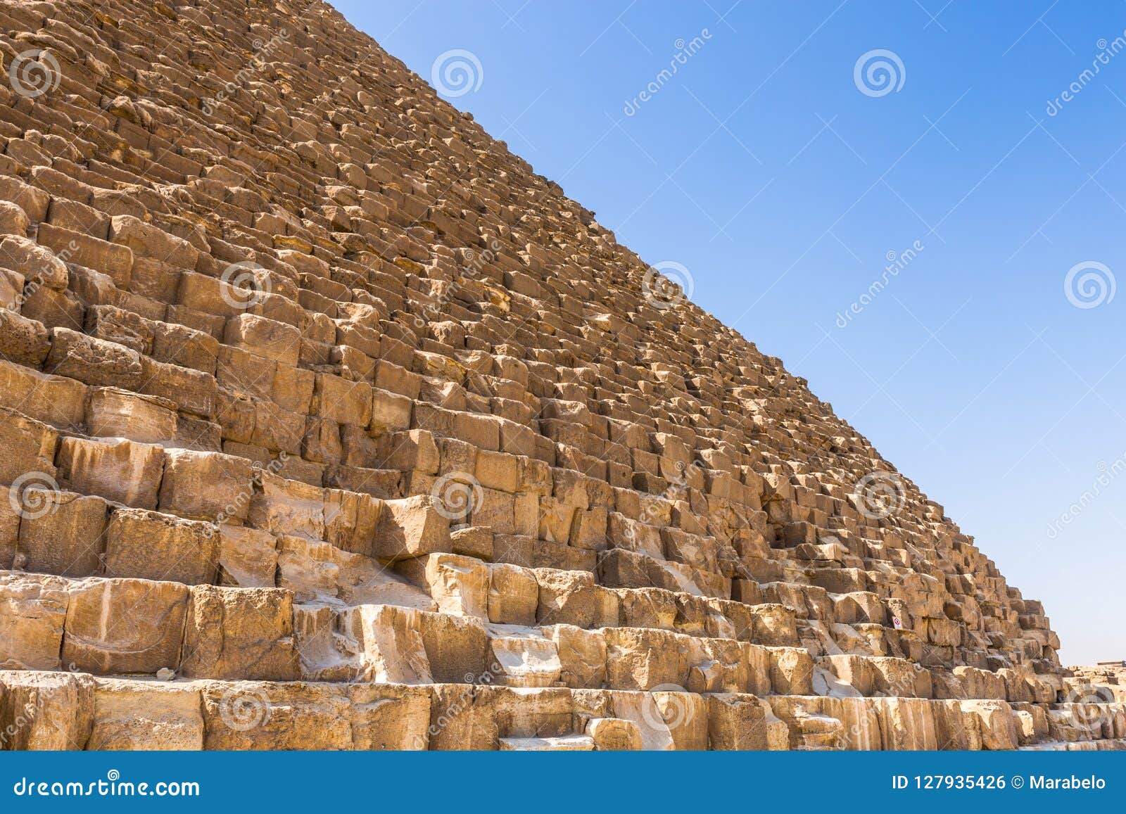 The Pyramids at Giza in Egypt Stock Photo - Image of camel, ancient ...
