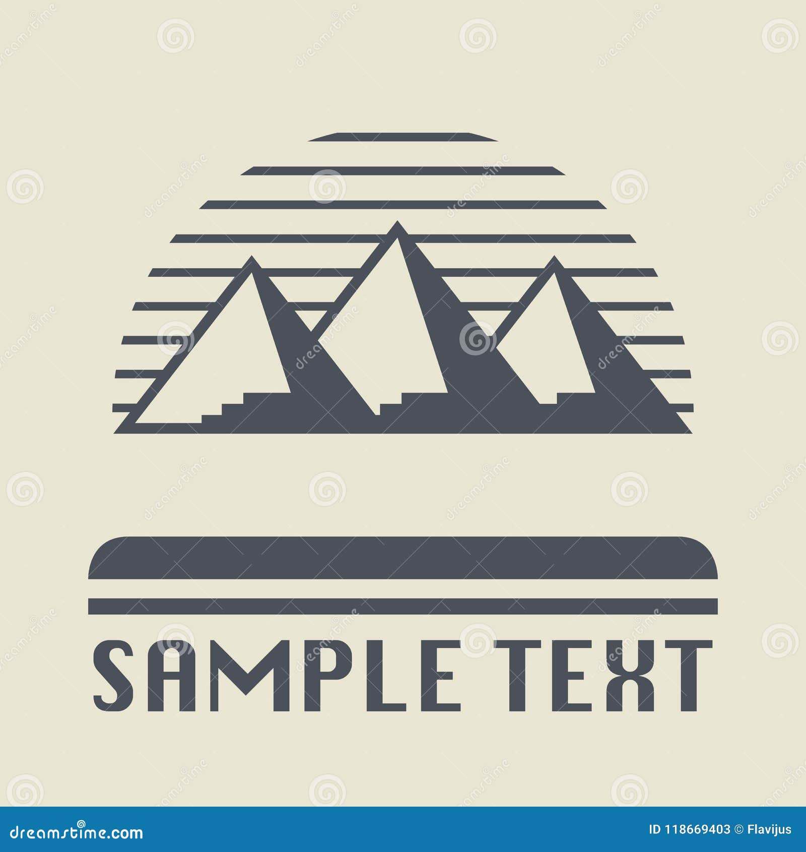 Two Pyramids Icon Vector Sign And Symbol Isolated On White Background ...