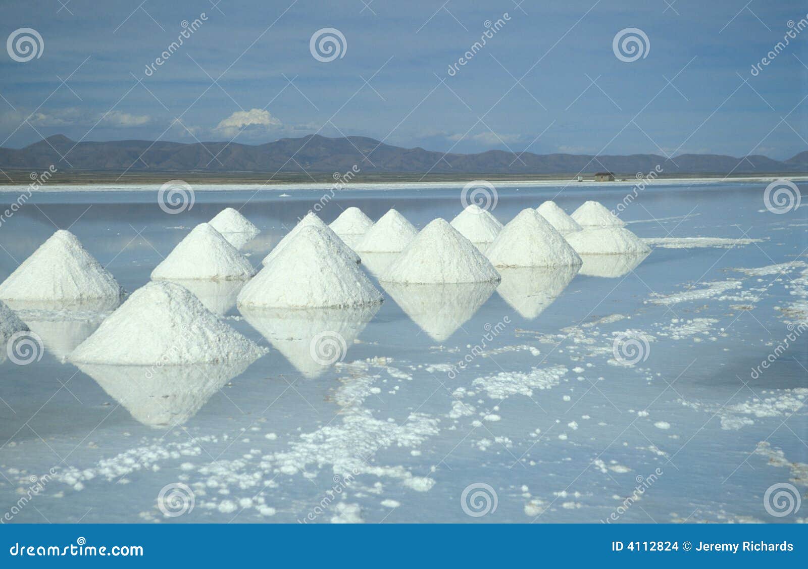 Pyramids of Salt stock photo. Image of clouds, hill, landscape - 4112824